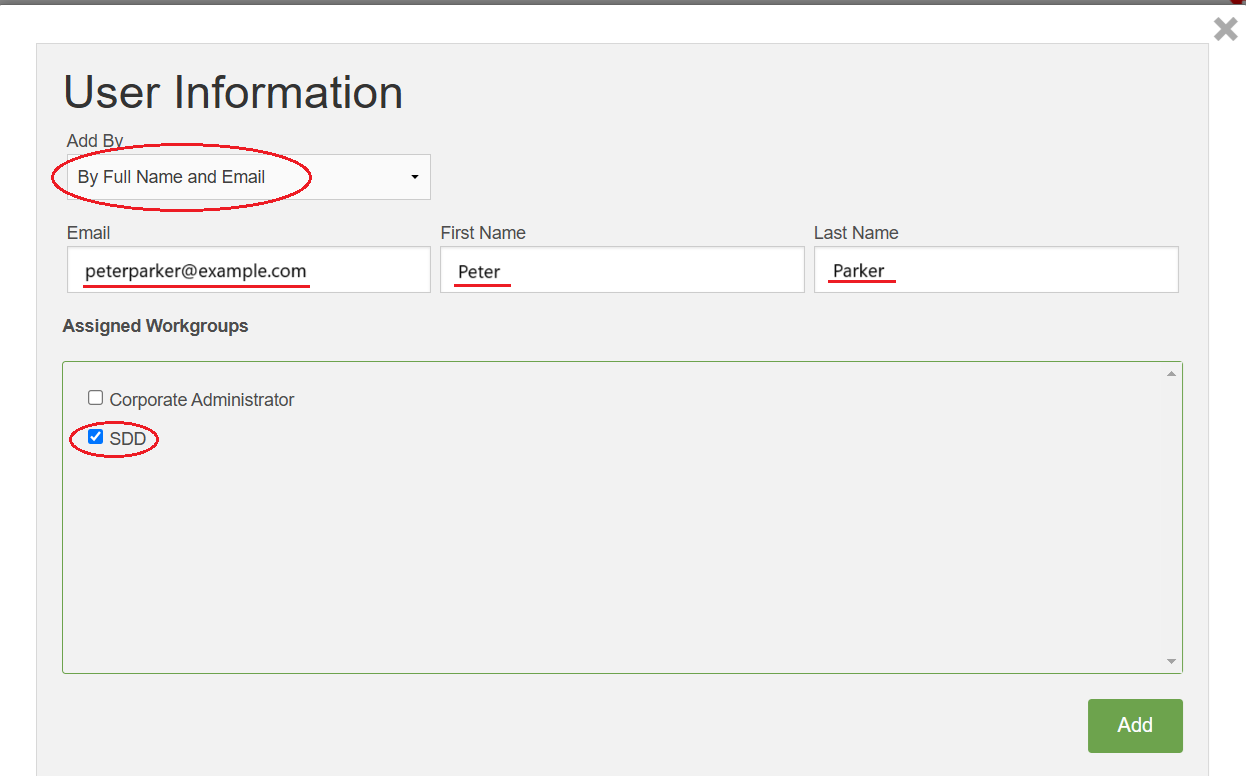 Managing Users as an Administrator
