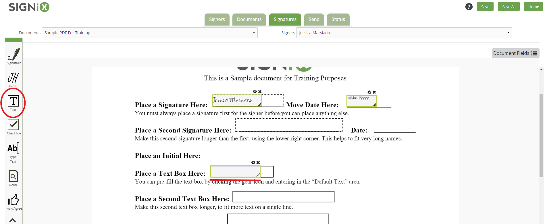 How to resize fields